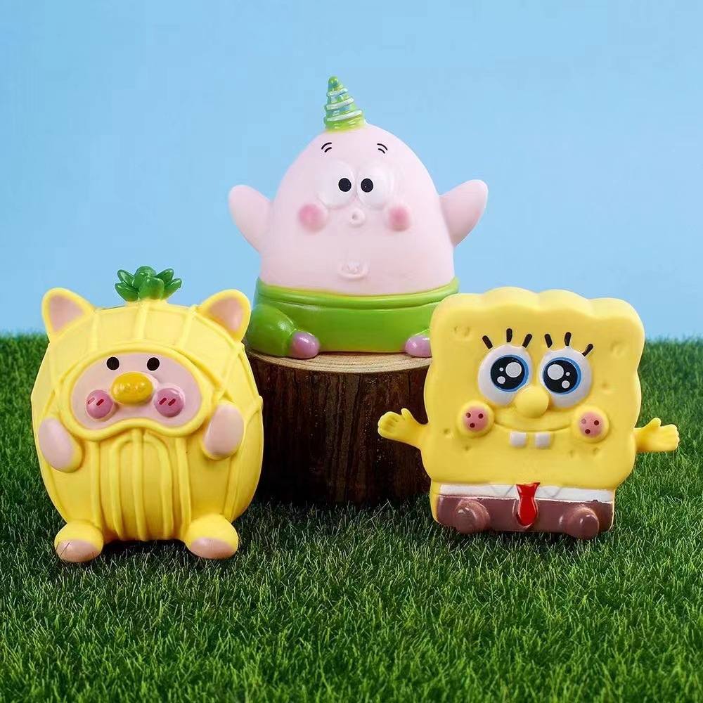 Sponge Model, Fat Star, Pineapple Pig Cake Decoration, Mischievous ...
