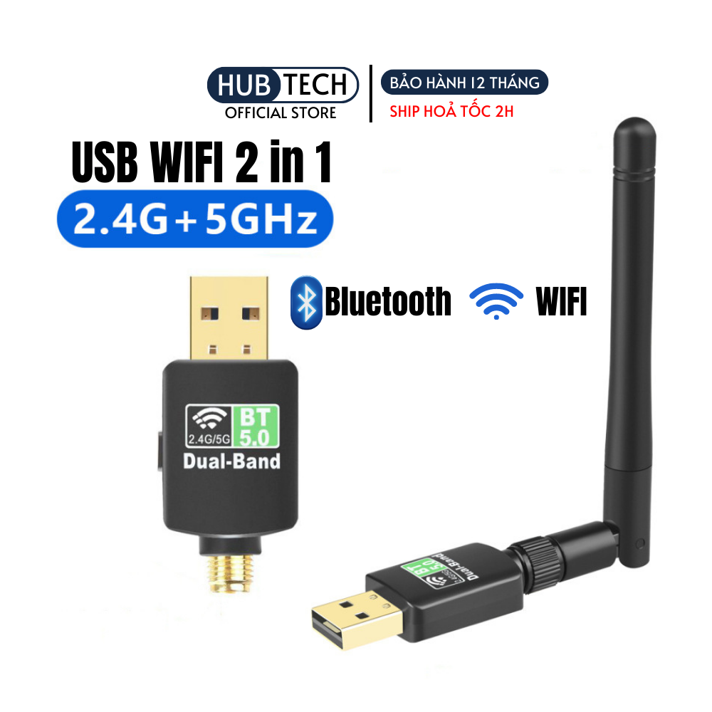 Usb wifi 5g, usb bluetooth 2 in 1 wifi receiver and usb bluetooth 3.0 ...