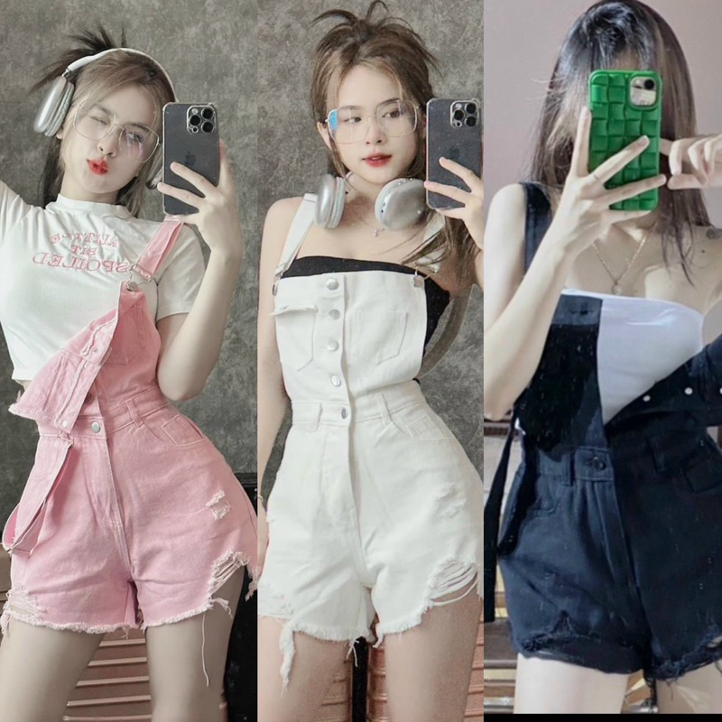 Real photo Shorts of 5-button jeans overalls (under m62) super ...