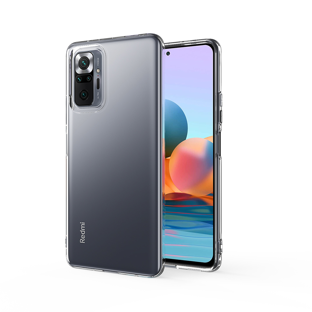 Xiaomi Redmi Note 10 / Redmi Note 10 Pro Transparent Flexible Case ...
