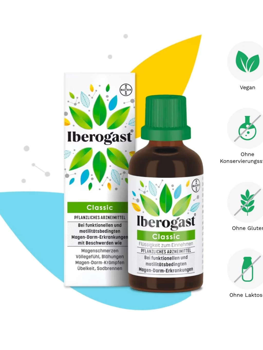 Iberogast Classic Syrup 20ml Colon Stomach Ulcers, Abdominal Direction ...
