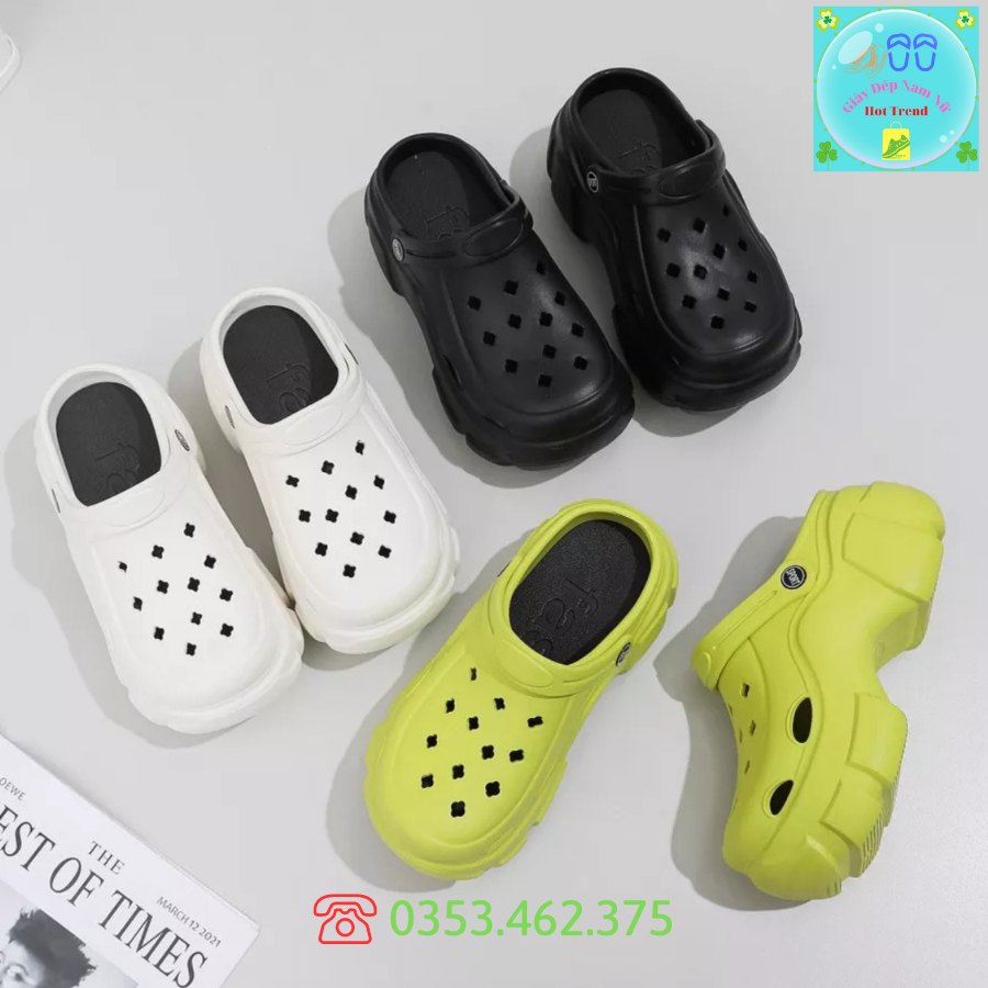 Cross Sandals with EVA Sole 7cm Goods Type 1 New Model 2023 Crocs Wedge ...
