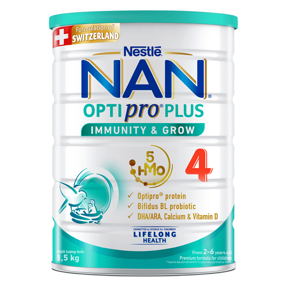 Nestlé NAN OPTIPRO PLUS 4 Nutritional Product 1500g/can with 5HMO ...