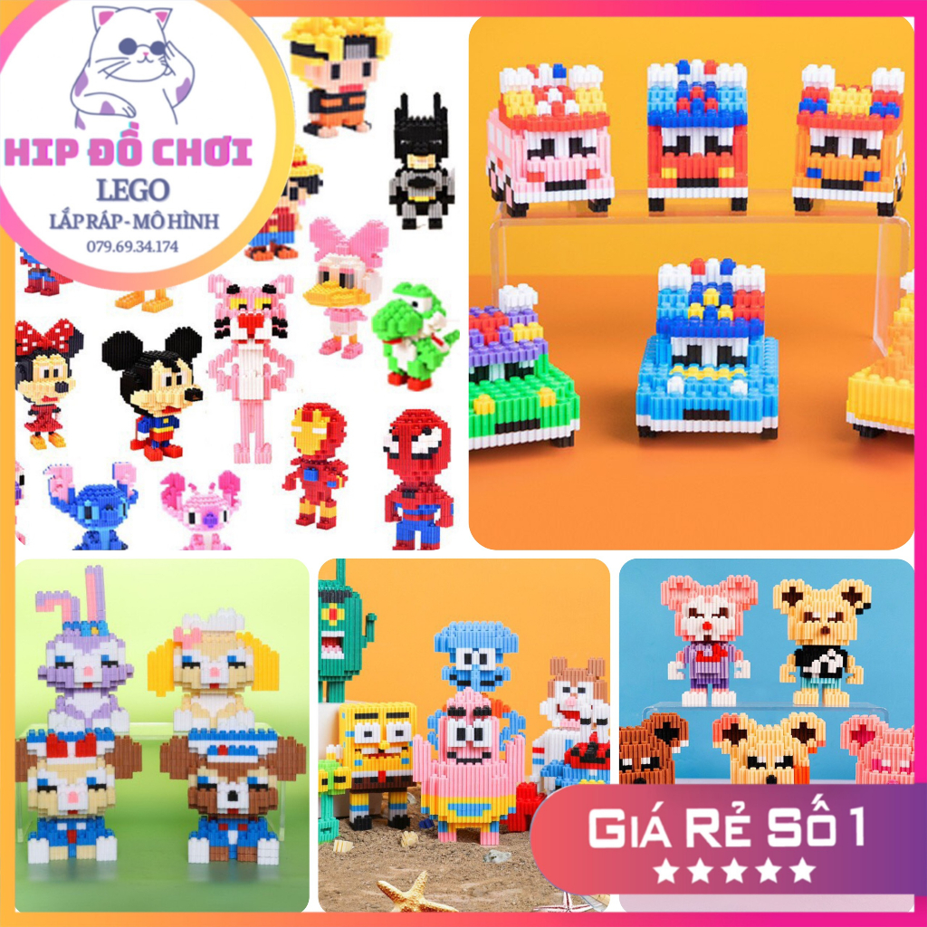 Mini 40+ model assembly toy HAICAIPIN Model Cute Cartoon Mini Size ...