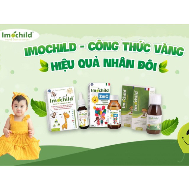 Imochild syrup increases resistance / Vitamin D3 and K2 / ZINC helps ...