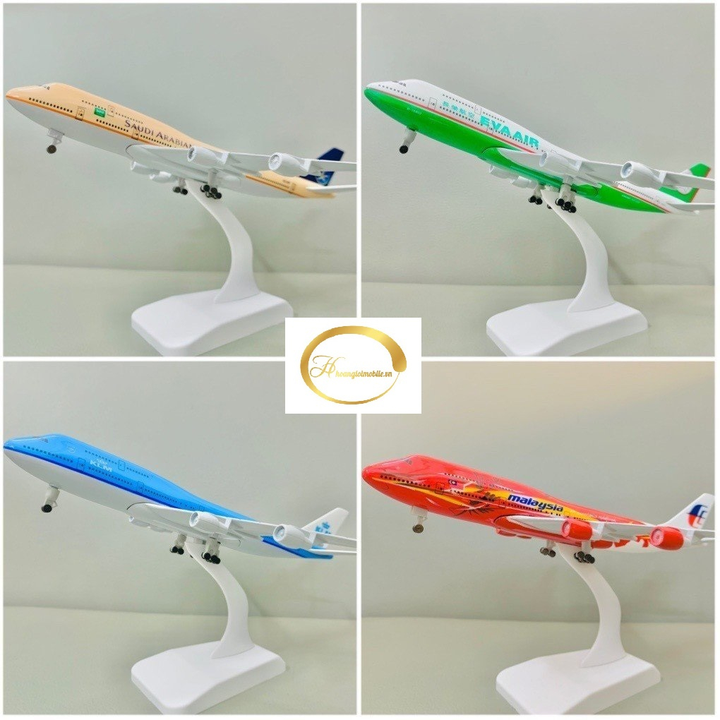 Boeing 747-400 High Quality Metal Airplane Model Collection (20cm) With ...