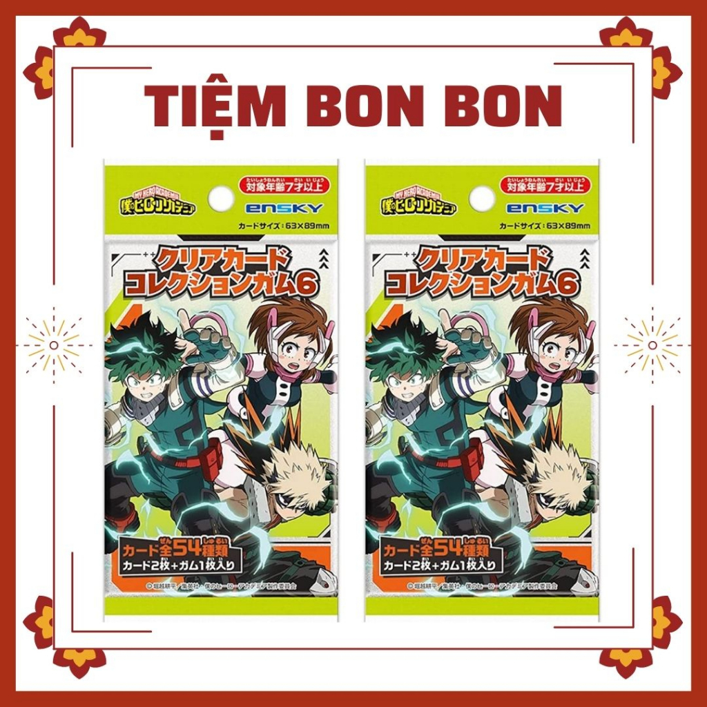 Japanese mha my hero academia dignity card clear card vol 6 | Shopee ...
