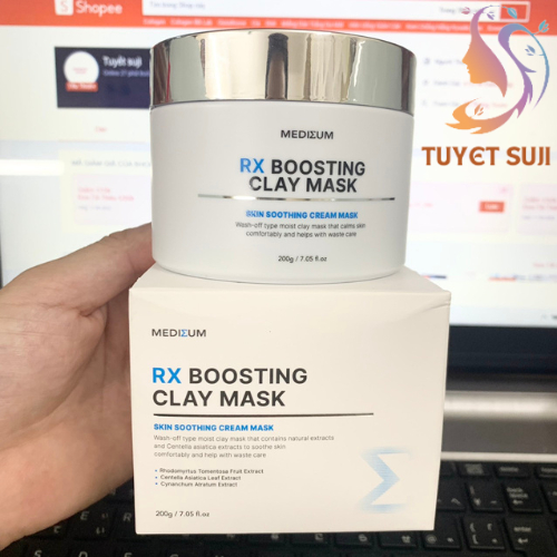 Medisum RX BOOSTING CLAY MASK Deep Cleansing Tightens Pores, Reduces ...