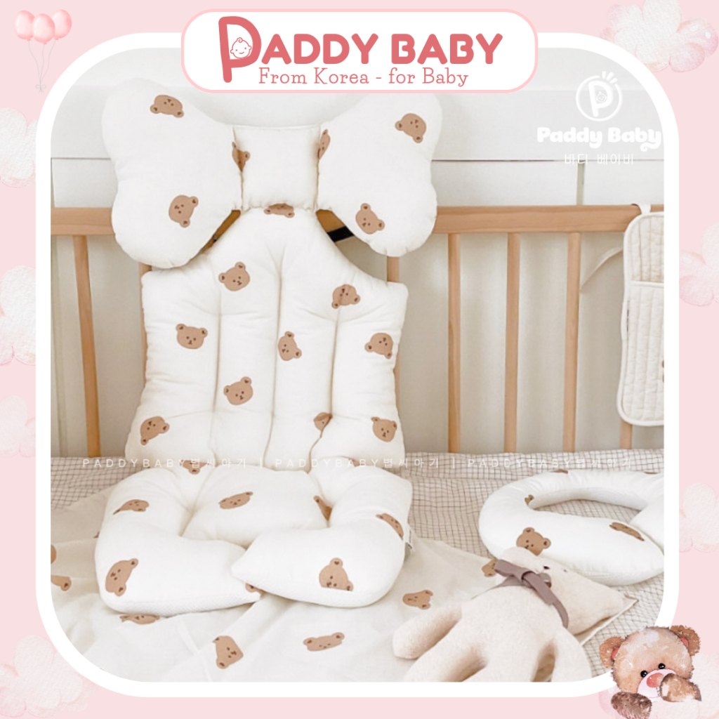 Dottodot x MALOLOTTE BABY Stroller Cushion/Neck Liner - DOMESTIC KOREA ...