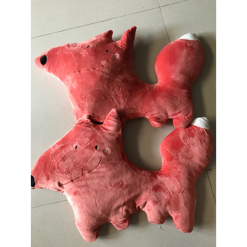Miniso stuffed fox pillow for babies | Shopee Malaysia