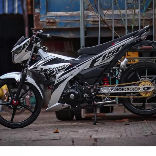 Satria F150 Removable Sticker Clear Black Decal Can Be Sticked to Many ...