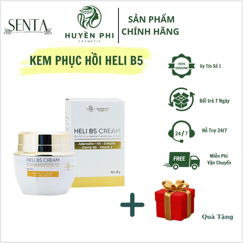 Helium B5 Cream Huyen Phi - Skin Regeneration and Recovery Support ...