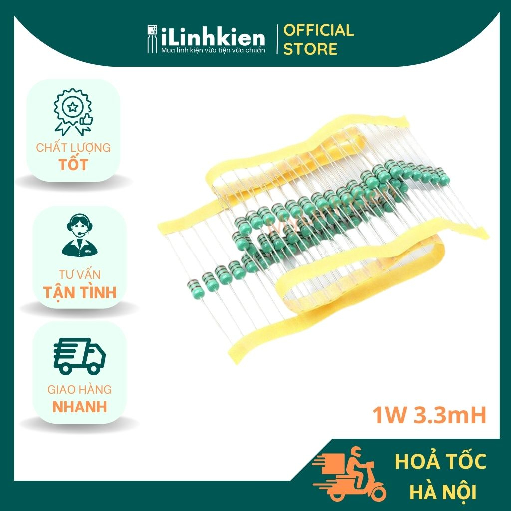 High quality 1W 3.3mH 0510 line inductor, bag of 10. | Shopee Malaysia