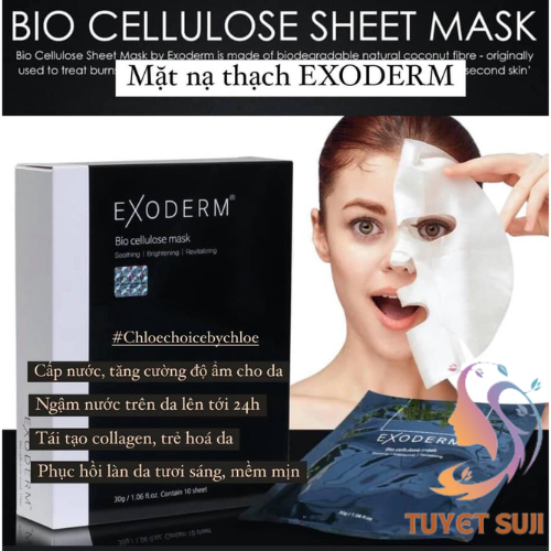 Exoderm BIOCELLULOSE Mask - Moisturizes, Brightens & Restores Skin From ...