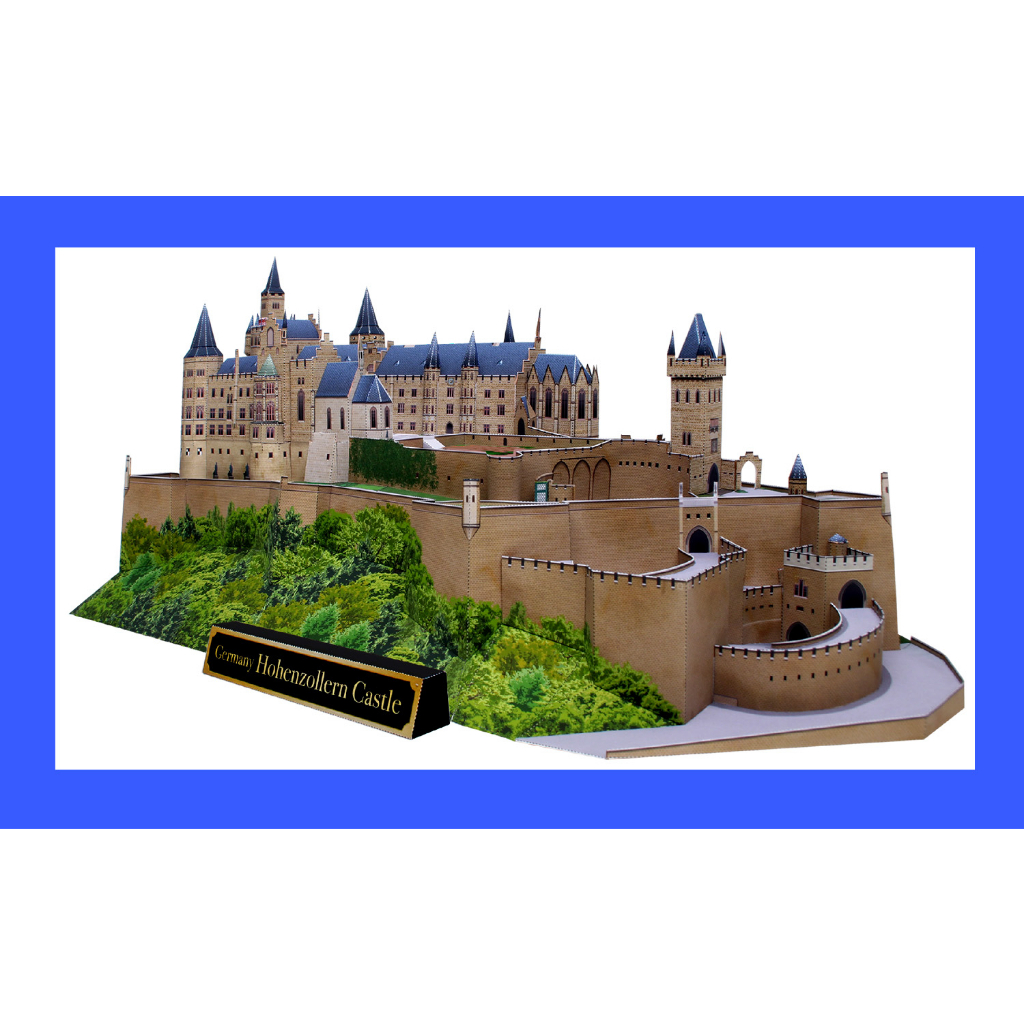 Paper Model of World Architecture - Hohenzollern Castle | Shopee Malaysia