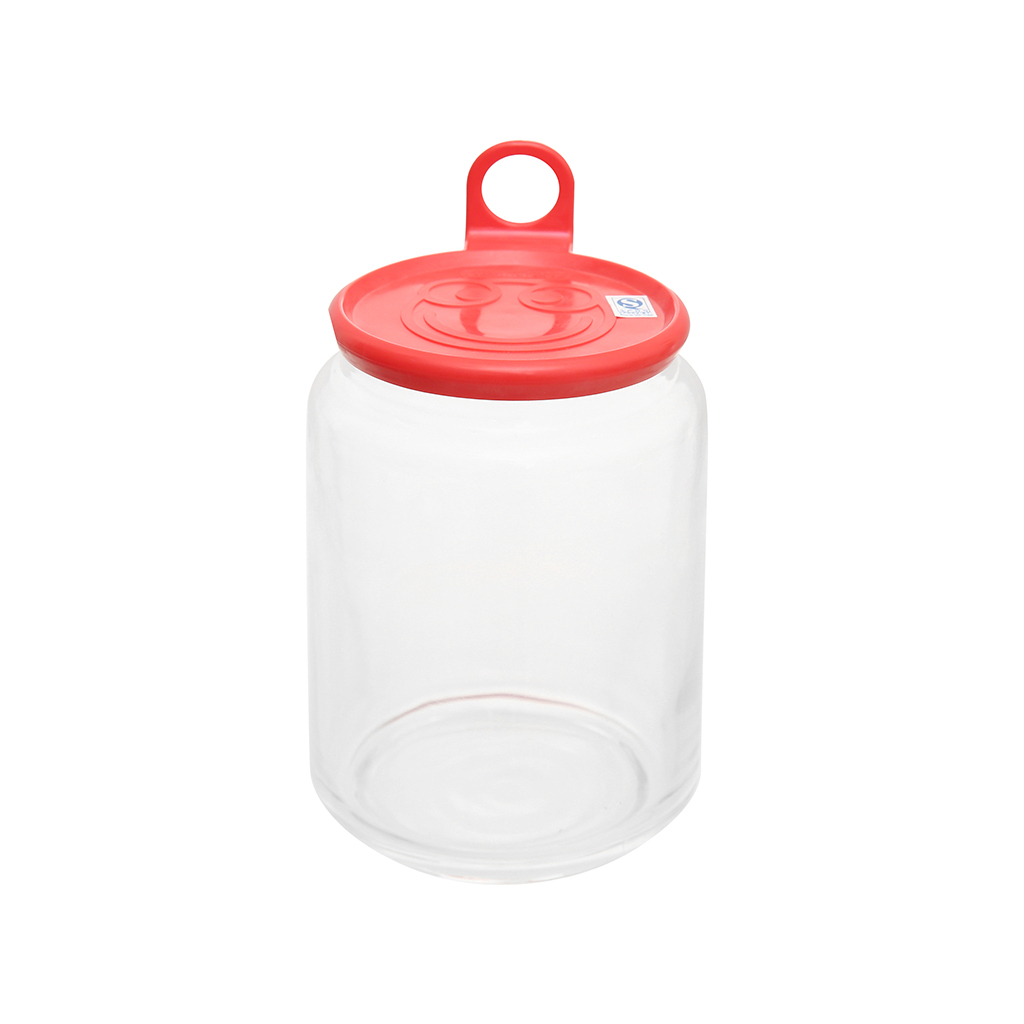 Luminarc Rondo 1 liter glass food jar (random lid color delivery ...