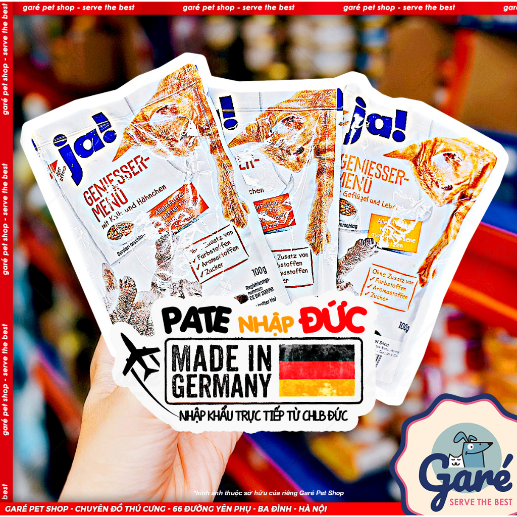 German Pate Ja For Cats With Special Delicious Fresh Chicken & Lamb ...