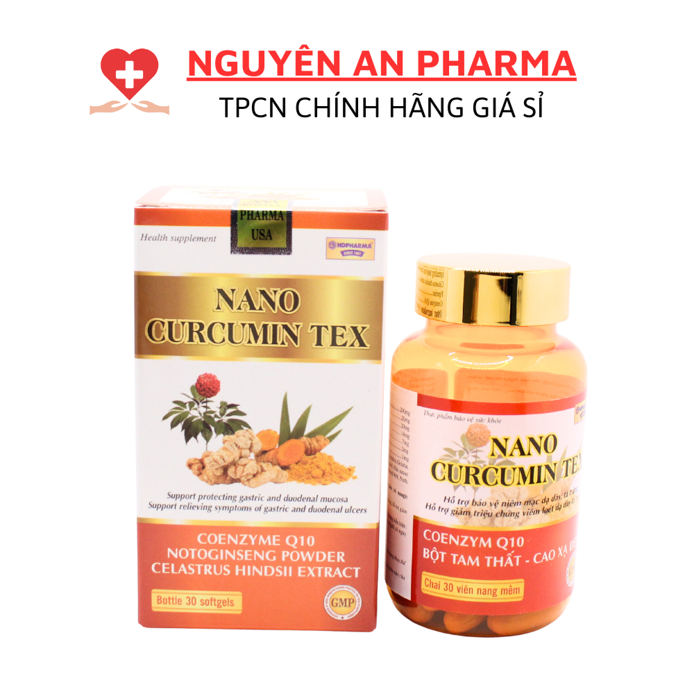 Nano Curcumin Tex Chai turmeric pills reduce stomach and stomach ulcers, Panax notoginseng ...