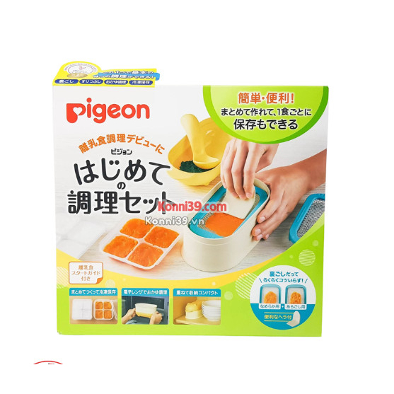 Pigeon Baby Snack SET (Including Microwave Porridge + Grinder + Food ...