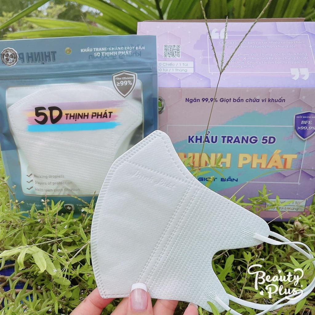 Box of 100 Thinh Phat 5D Masks - For People From 35 to 52 KG Super Face ...