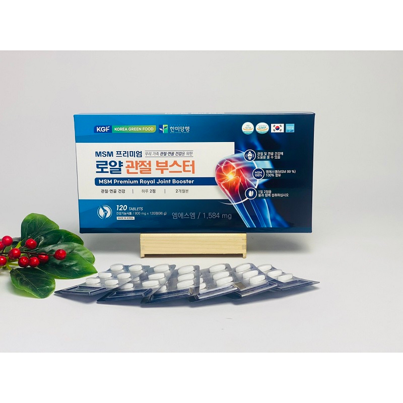 Hanmi Korean oral tablet box of 120 capsules x 800mg (MSM Premium Royal ...