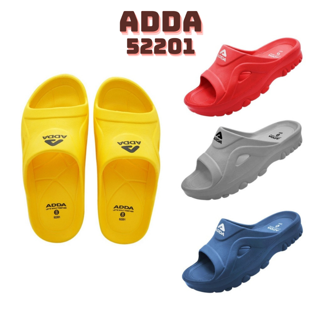 Thailand Monolithic Molding Horizontal Strap Sandals ADDA 52201 For Men ...