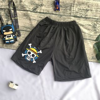 Children's pants with Luffy image, 4-way stretch cold elastic, 3D ...