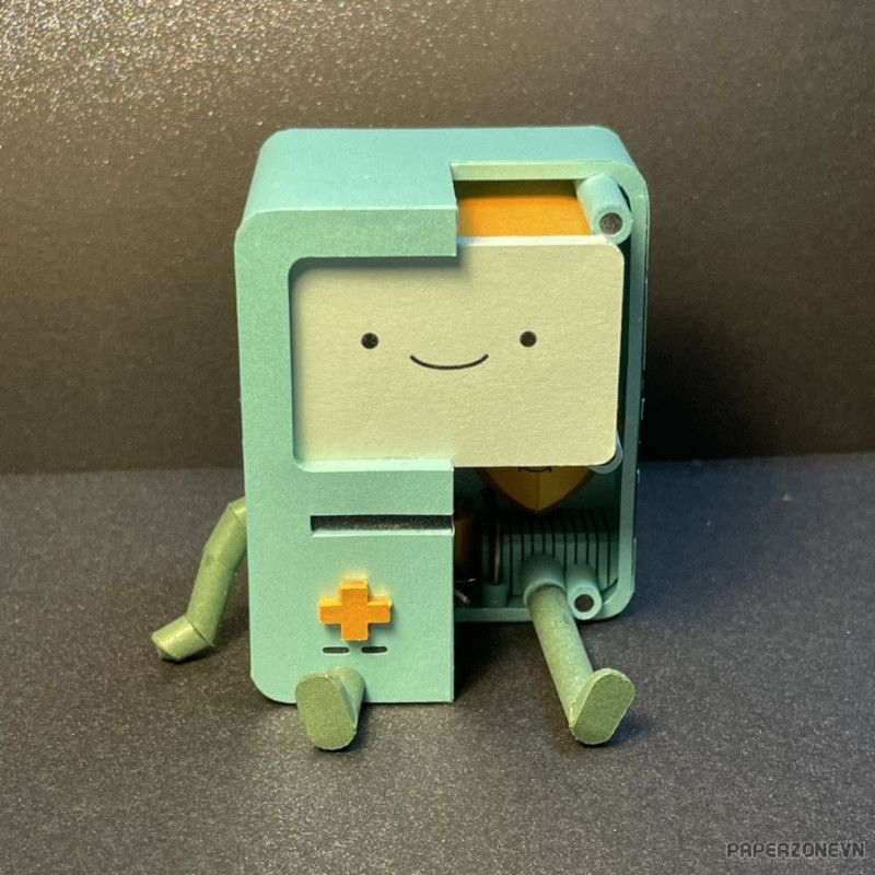 Cartoon Network Cartoon character paper model [Adventure Time] BMO ...
