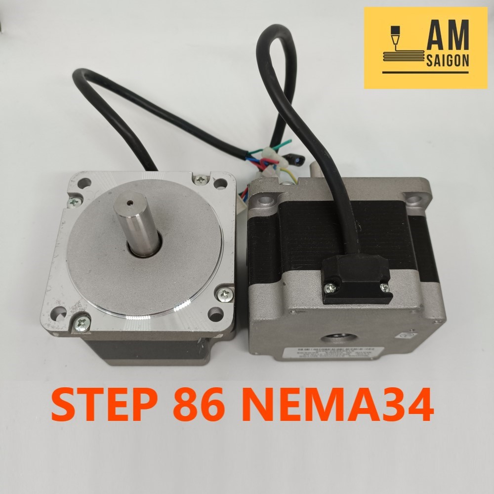Step motor 86 NEMA34 4A stepper motor, MOONS' brand, Leadshine for ...