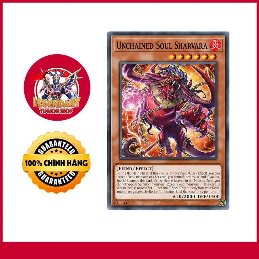 [Original Yugioh Card] Unchained Soul of Sharvara | Shopee Malaysia