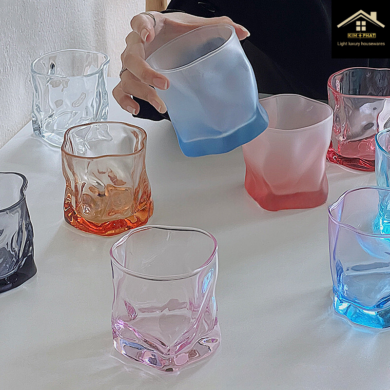 Origami style cup - uniquely designed 260ml glass cup | Shopee Malaysia
