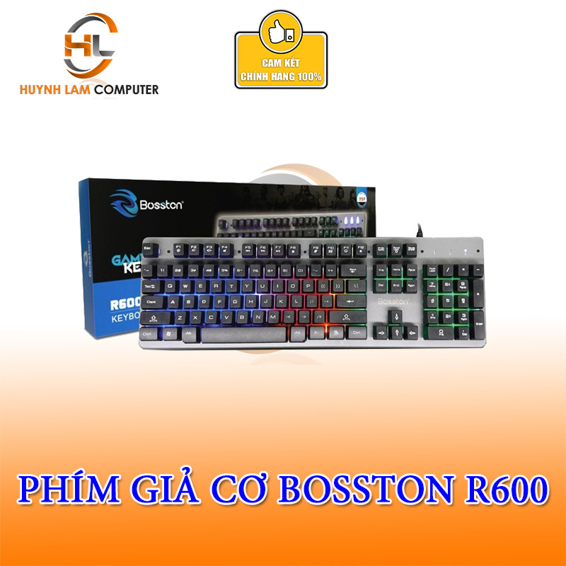 Bosston R600 LED mechanical keyboard without key - Genuine product ...