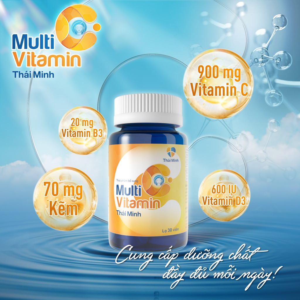 Multi Vitamin C Thai Minh - Vitamin C Supplement & Minerals to Support ...
