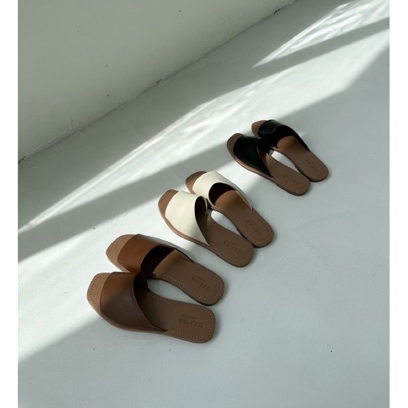 Elle Sandal - Simple Sandals (up 1 size) | Shopee Malaysia