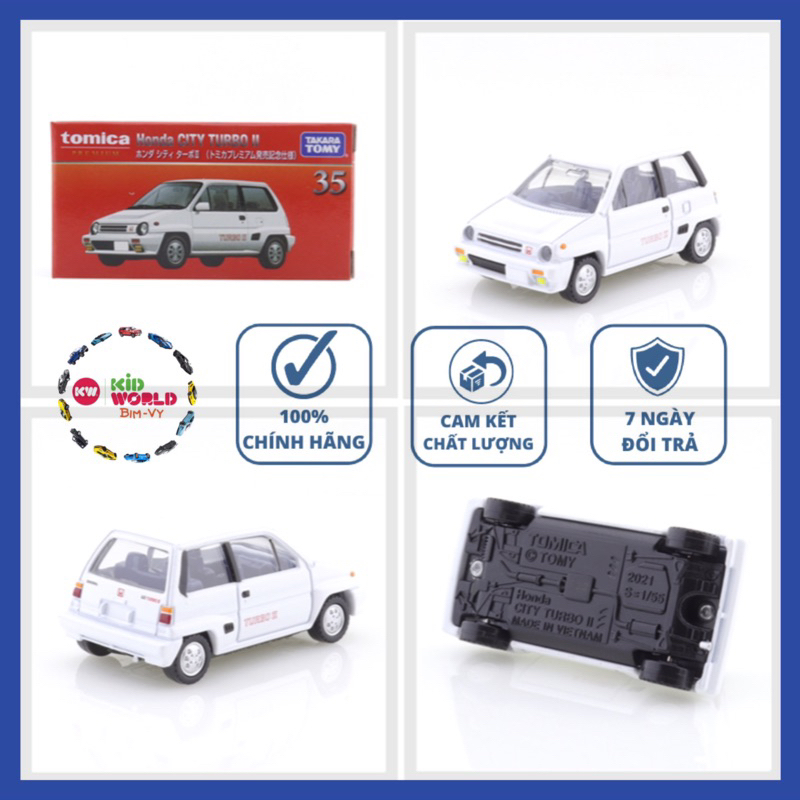 Tomica Box Premium Honda City Turbo II 1st model car. No.35. Ratio 1:55 ...