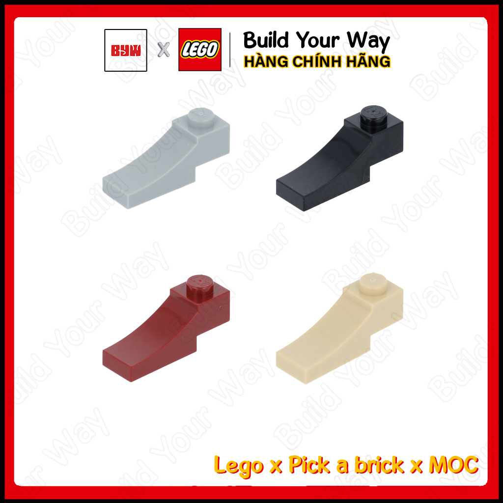 Genuine Lego Bricks Curved Slope 1x3 / Part 70681: Arch 1 x 3 Inverted ...