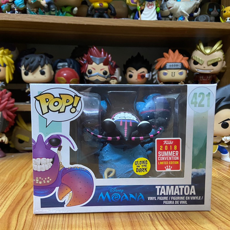 Model Funko Disney - Moana / Tamatoa GITD (box, real) | Shopee Malaysia
