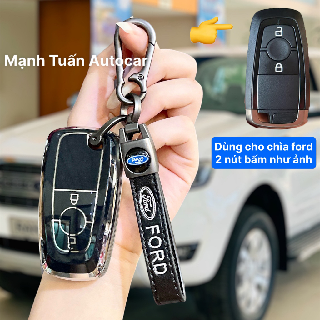 Key cover for Ford Ranger - Ford Raptor - Ford Ecosport 2-button key ...