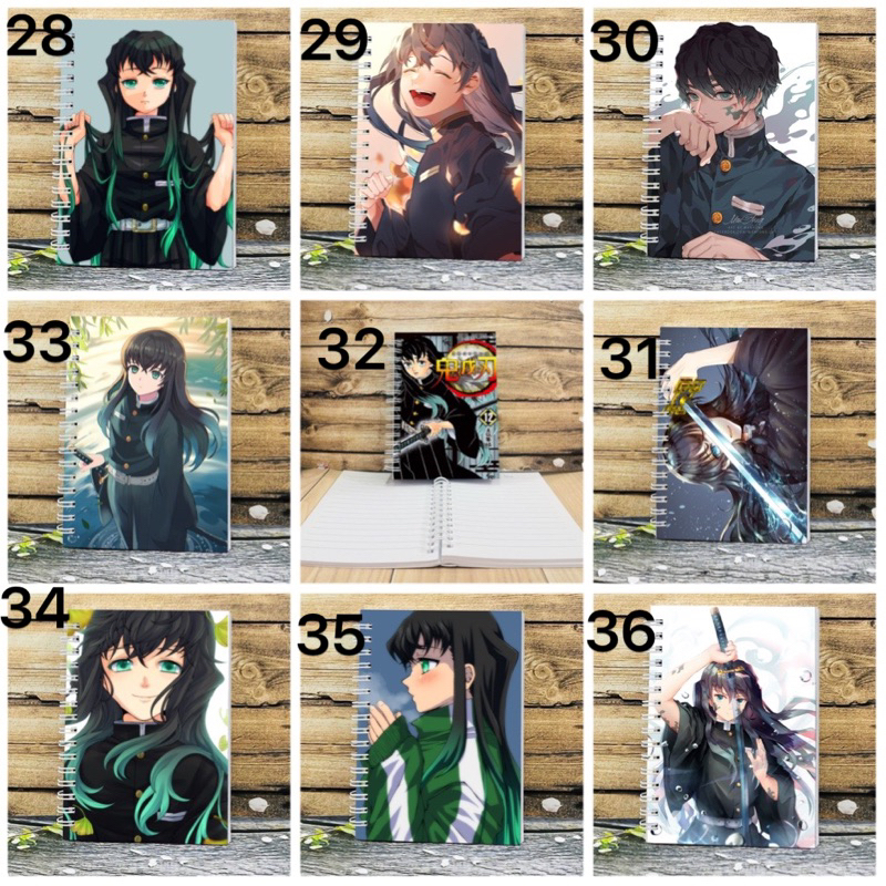 Tokitou muichirou kimetsu no yaiba notebook 200 pages a6/ Tokitou ...