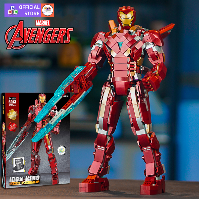 Assembling Puzzle Model ROBOT iRon Man Mark 50 L Scale 1:8 Avengers ...