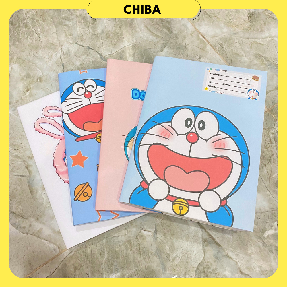 Combo of 5 Doraemon notebooks, pre-printed labels for free - Ms. Ba ...