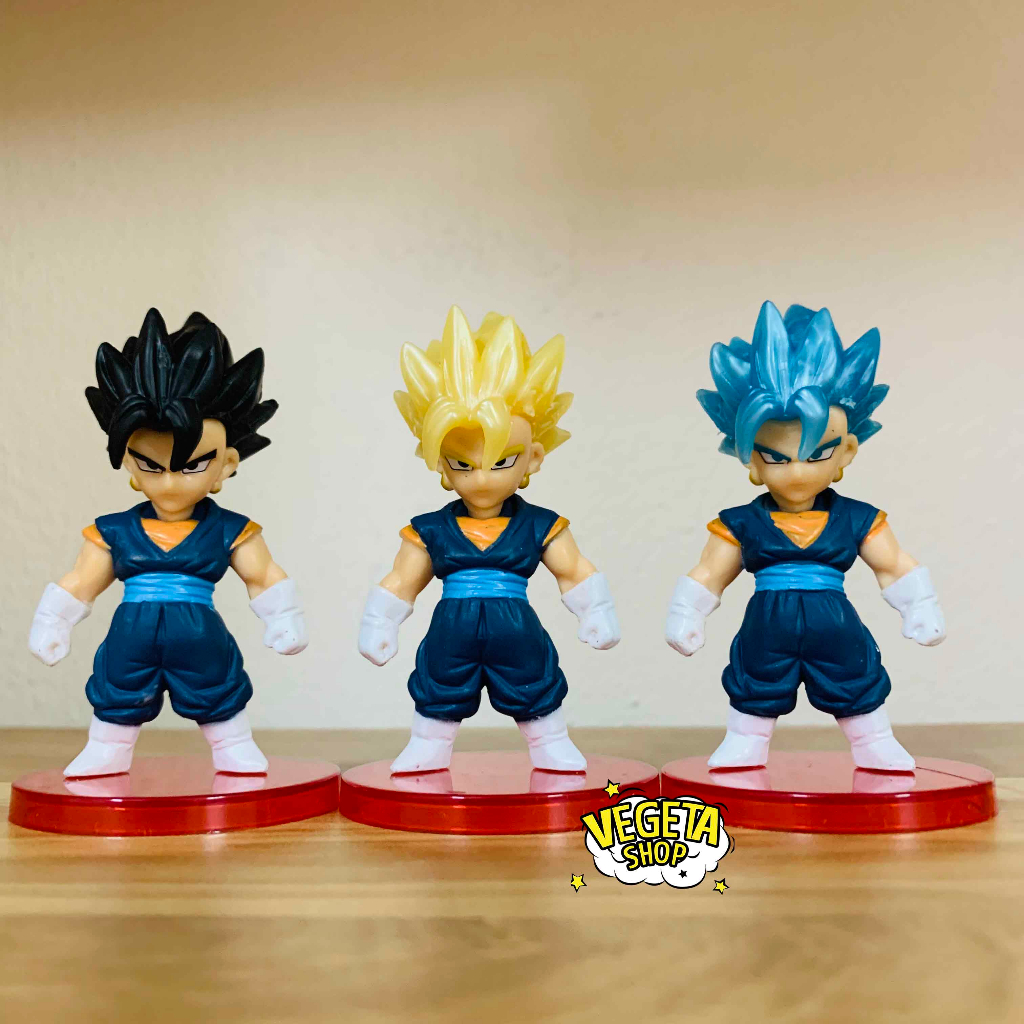 Dragon Ball Model - Set of 3 Vegeto Vegito Vegetto Super Saiyan Blue ...