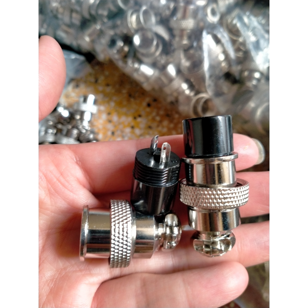 Jack connector for CNC industrial machines GX16-2P/ GX16-3P,GX16-4P....Gx16-8p | Shopee Malaysia