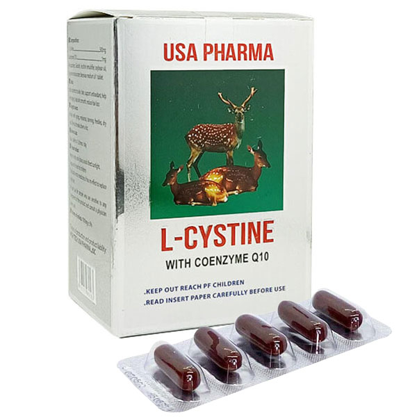 OXY L-cystine With Coenzyme Q10 (USA Pharma), Antioxidant Support ...