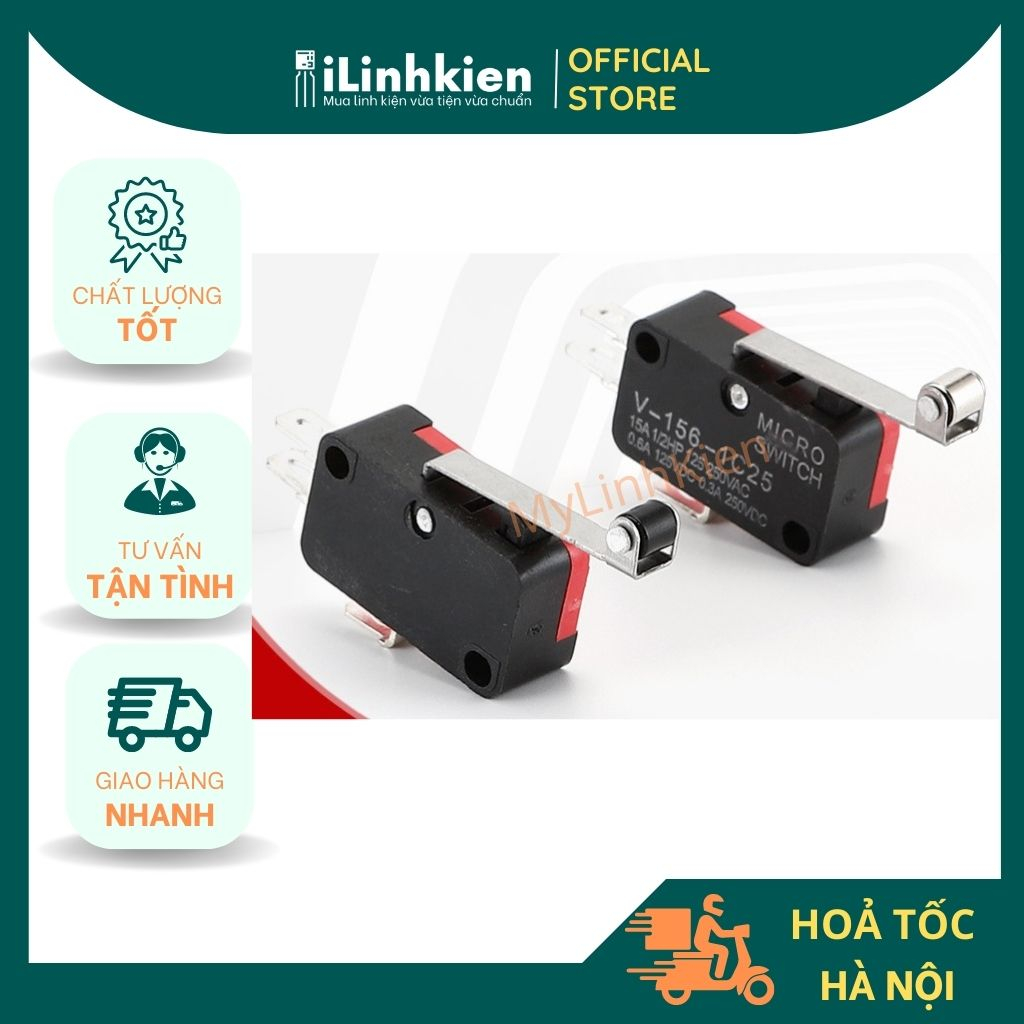 V-156-1C25 15A 250V limit switch with high quality roller. | Shopee Malaysia
