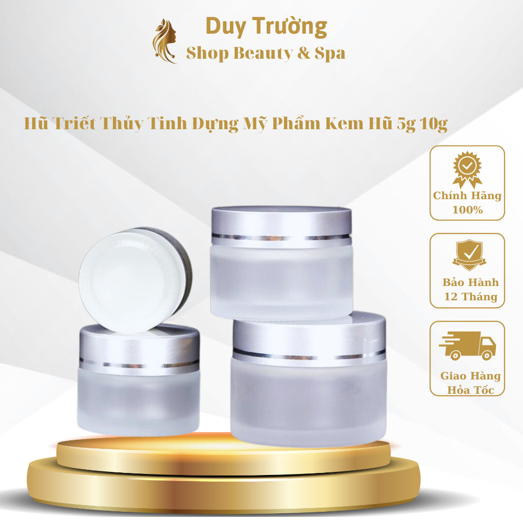 Glass Cosmetic Jar Cream Jar 5g 10g (Cosmetic Jar) | Shopee Malaysia