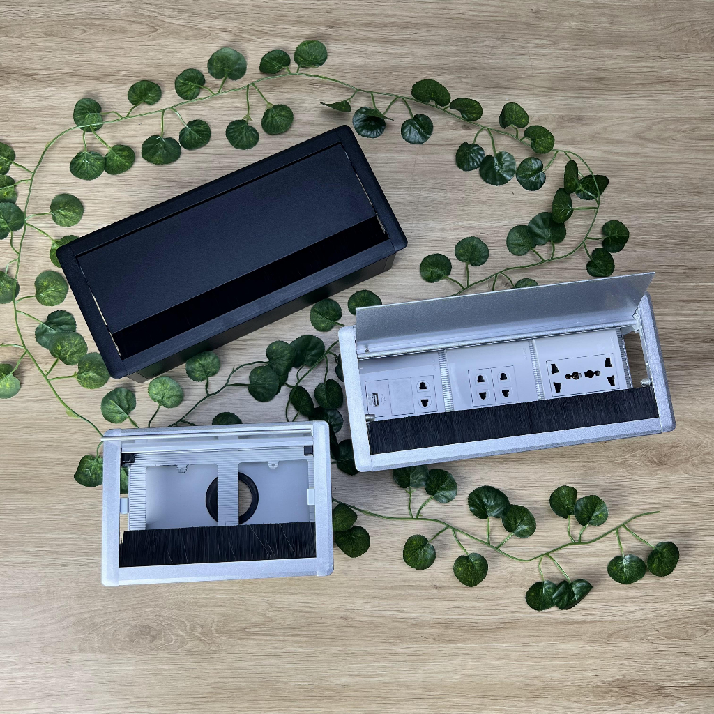 Concealed Electrical Socket Box Under Desk Top, Concealed Electrical ...
