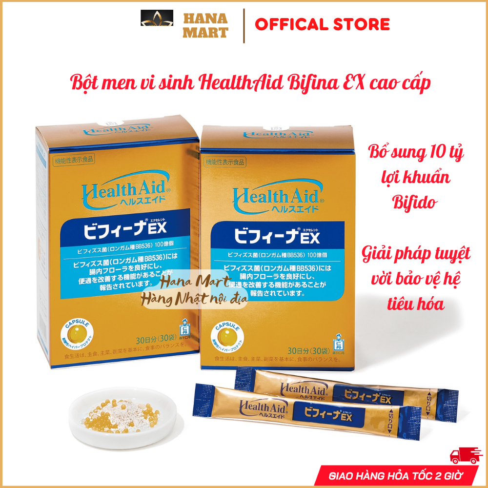 Premium HealthAid Bifina EX Live Probiotic Powder Adds 10 Billion ...