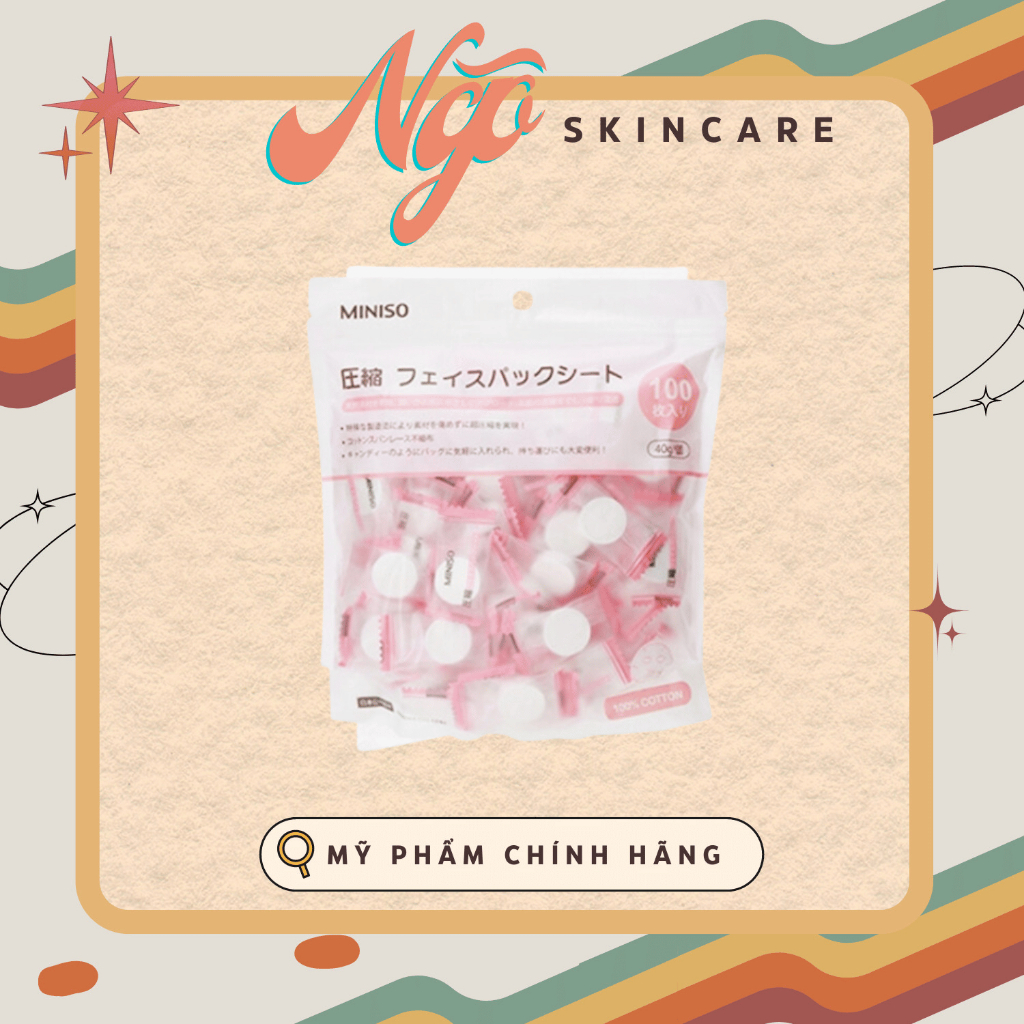 Miniso Mask (Compressed) - 100 Tablets | Shopee Malaysia
