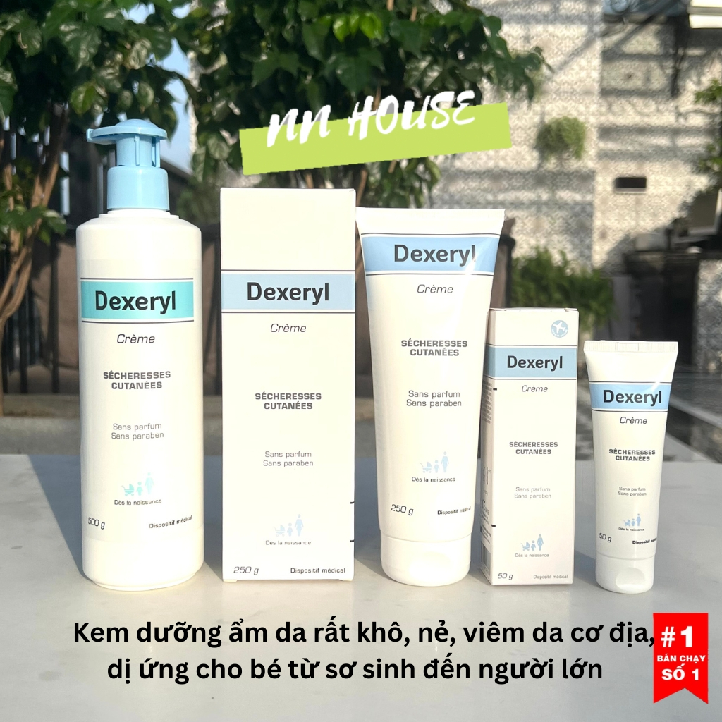 Dexeryl cream skincare face and body moisturizer for dry, chapped skin ...